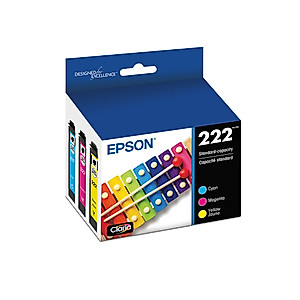 Epson T222 Color Combo Ink Cartridges, Standard Capacity