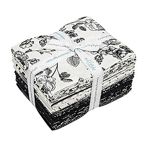 My Mind's Eye Fleur Noire 18 Fat Quarters Riley Blake Designs FQ-12520-18