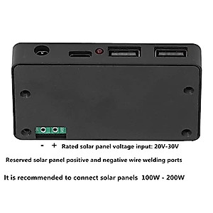 Solar Charger Regulator Solar Panel Controller Dual USB 18V Folding Charging Panel Controller for Phone PC