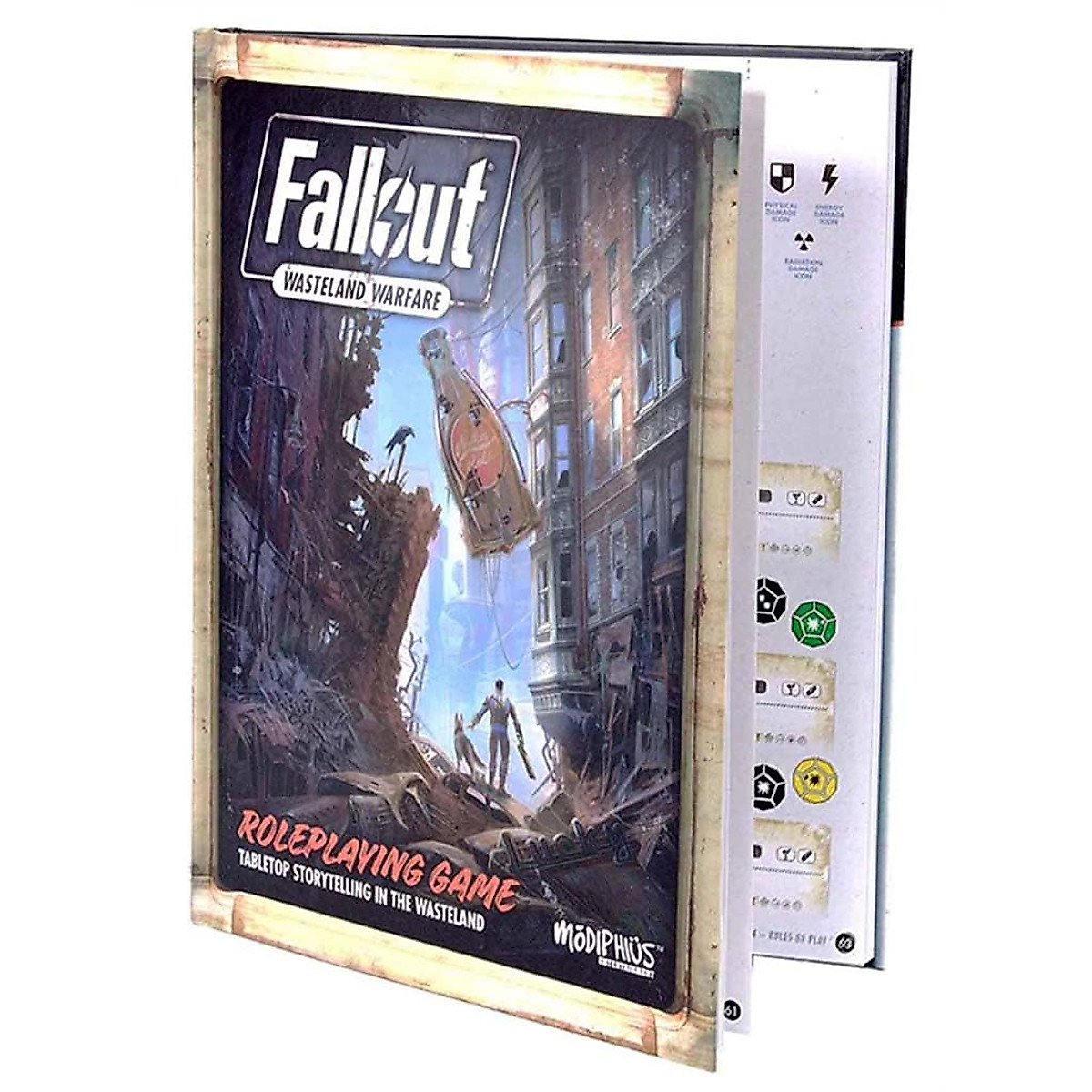 Modiphius Entertainment Fallout Wasteland Warfare Core Rulebook RPG for Adults, Family and Kids 13 Years Old and Up (Licensed RPG)
