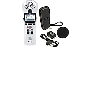 Zoom H1n Handy Recorder - White with Zoom SPH-1N Accessory Pack…