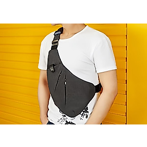 Xinxinyu Sling Bag Chest Backpack Casual Daypack Shoulder Crossbody Lightweight Anti Theft Outdoor Sport Travel Hiking for Men Women