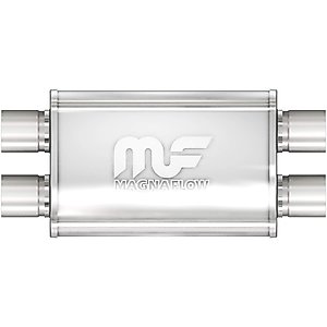 MagnaFlow X-PIPE Performance Muffler 11386 | 2.5" Inlet/Outlet