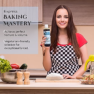 Fast Easy Bread Soy Lecithin Liquid (8 oz) | Easy-to-Use | Available in Mess-Free Squeezable Bottle | Natural Food-Grade Emulsifier | Enhances Dough Texture and Ingredient Distribution