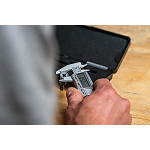 General Tools 1433 Fraction Plus Digital Fractional Caliper, Carbon Fiber, 3-Inch