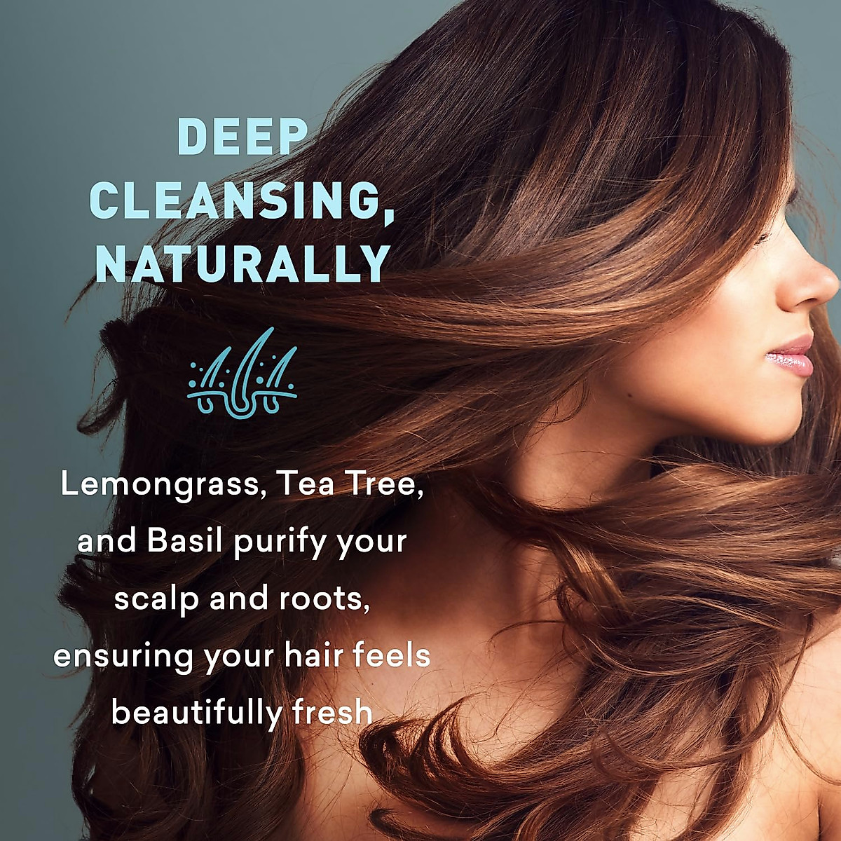 Just Nutritive Oily Hair Shampoo | Control Oily and Greasy Residue | Greasy Hair Shampoo for Men and Woman | Natural Deep Cleanser for all Hair Types 16 Fl Oz