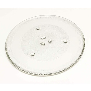 OEM Samsung Microwave Glass Plate Tray Turntable Shipped with ME17H703SHS, ME17H703SHS/AA, ME17H703SHS/AC, ME17H703SHW, ME17H703SHW/AA, ME17H703SHW/AC