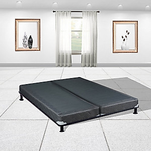 Mattress Solution 4-Inch Assembled Semi Flex Split Box Foundation for Mattress, Spring Air Colletion, Queen, Size