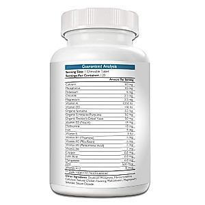 Nutrition Strength Blood Support for Dogs, Supplement for Anemia in Dogs, Promotes Red Blood Cell Health, with a High Level of Iron, Vitamin B12, Organic Spirulina and Purpurea, 120 Chewable Tablets