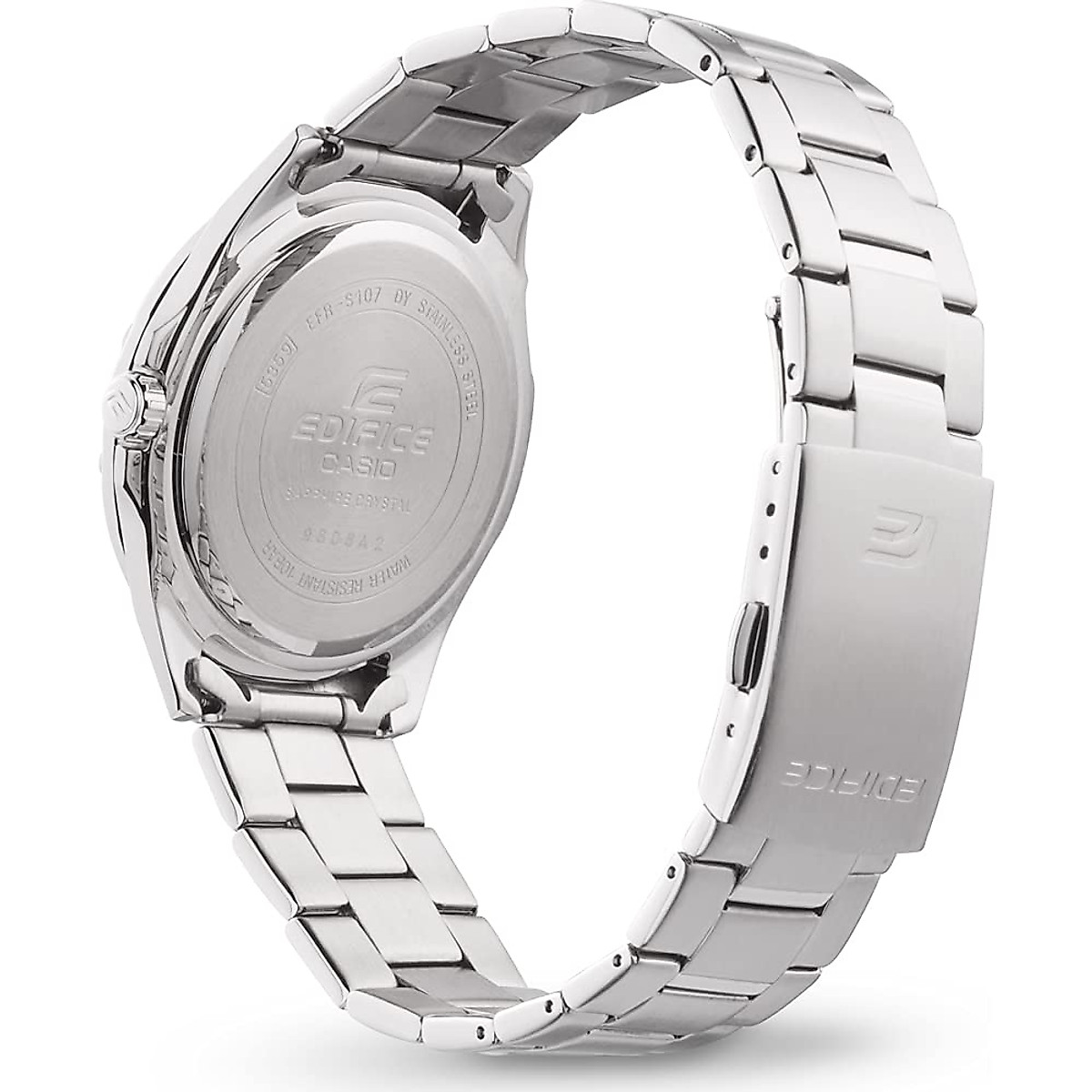 Casio Men's Analogue Quartz Watch with Stainless Steel Strap EFR-S107D-1AVUEF