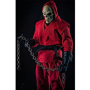 HiPlay 1/12 Scale Figure Doll Clothes, Ninja Suit, Outfit Costume for 6 inch Female Action Figure Phicen/TBLeague CM098(Red)