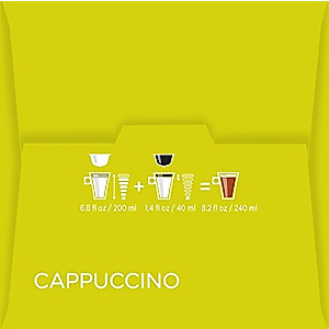 Dolce Gusto Nescafe Coffee Pods, Cappuccino, 16 capsules (Pack of 3)