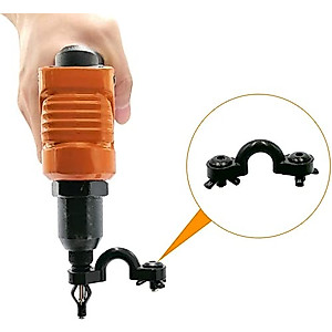 SPORBA Kayak Pad Eye Kit, Expanded Deck Rigging Kit with 5PCS Deck Loops Tie Down Hooks 26PCS Tri-Grip Rivets and 4PCS Cord End Hooks Kayak Replacement Parts for Kayaks Canoes Boats