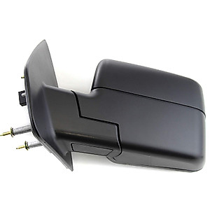 Kool Vue Left Power Heated Door Mirror Compatible With Ford F-150 2004-2006 With Signal Light Textured Crew Cab & Extended Cab, New Body