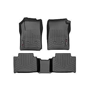 WeatherTech Custom Fit FloorLiners for Colorado, Canyon - 1st & 2nd Row (44751-1-2), Black