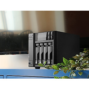 Asustor Lockerstor 4 Gen2 - AS6704T | 4-Bay NAS, Quad-Core 2.0GHz Processor, 4 M.2 NVMe Slots (PCIe 3.0), Dual 2.5GbE, Expandable to 10GbE, 4GB DDR4 RAM, (No Drive)