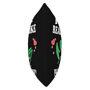 Praying Mantis I Just Really Like Ok Throw Pillow, 16x16, Multicolor