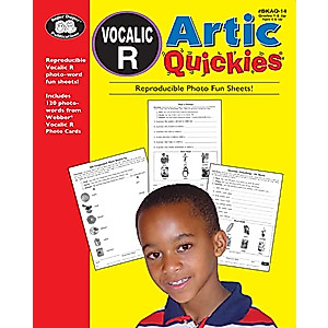 Super Duper Publications | Artic Quickies® Reproducible Workbook for Vocalic R | Speech Therapy - Articulation Worksheets | Educational Learning Resource for Children