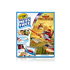 Crayola Planes Fire and Rescue Color Wonder Refill, 12 Mess Free Coloring Pages, Gift for Kids
