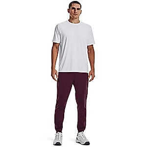 Under Armour Men's Standard Sportstyle Tricot Joggers, (572) Purple Stone / / Black, 3X-Large