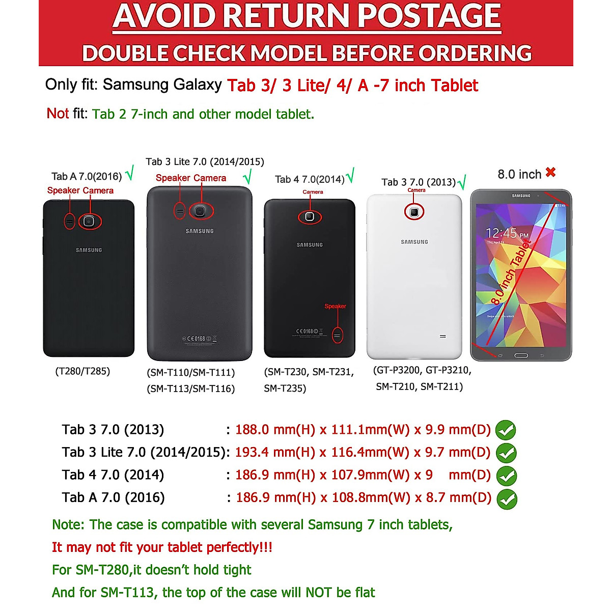 Kids Case for Samsung Galaxy Tab A/3/3 Lite/4 7.0 inch Tablet - CHINFAI [Double-Faced Monkey Series] Shock Proof Silicone Handle Stand Protective Cover for Samsung 7" Tablet (Blue)