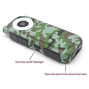 DAUZ Big Button Cell Phone PC 4.0 4800mAh 2.2 Inch 100-240V Indoor Legacy Cellphone (US Plug)