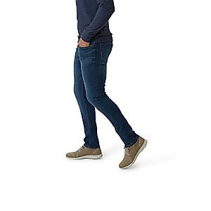 IZOD Men's Slim Fit Jeans - Breathable Cotton Non-Restrictive Comfort Durable Stretch Jeans - Stylish Denim Jeans for Men, Size 34W x 32L, Vespa