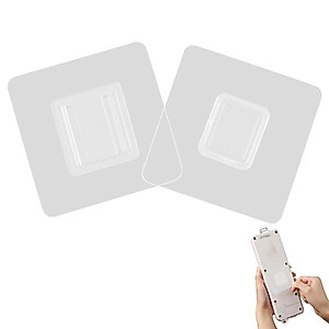 Kumprohu Transparent Hooks for Wall | Hanging - Seamless Buckle Hooks | Easy to Install Wall Hanger Transparent Suction Cup Hook