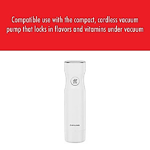 ZWILLING Fresh & Save Small Lunch Box, Airtight Food Storage Container, Meal Prep Container, BPA-Free, Semi-transparent