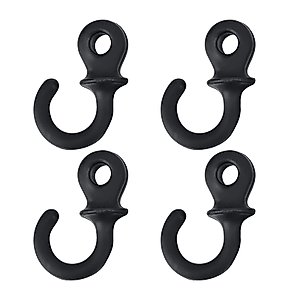 4PCS Archery String Stabilizer Monkey Tail Type Rubber Compound Bow String Damper Shock Absorber Bowstring Accessory(Black)