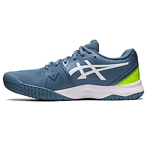 ASICS Men's GEL-CHALLENGER 13 Tennis Shoes, 9.5, STEEL BLUE/WHITE