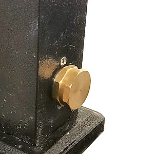 YELUN 3/4" Garden Hose End Caps,Brass Garden Hose Cap with Washers,Female End Cap 2 Pack