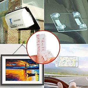 YiePhiot EZ Pass/IPass/IZoom/SunPass Mounting Strips 4 Pcs (2 Sets), Peel and Stick Adhesive Strips Dual Lock Tape