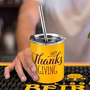 PYD Life Sublimation Blank Tumbler White 10 OZ Stainless Steel Tumbler with Straw and Lid Sublimation Coffee Cups Mugs for Cricut Mug Press Sublimation Print 4 Pack