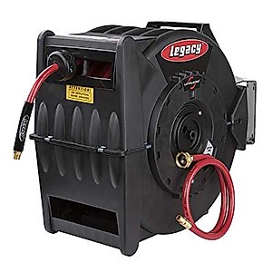 Legacy Levelwind Retractable Air Hose Reel, 3/8 in. x 100 ft., PVC - L8310