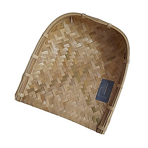 Handwoven Bamboo Soop Basket, 16 x 15 inches for Chhath Puja