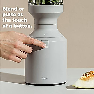 Beast Blender + Hydration System | Blend Smoothies and Shakes, Infuse Water, Premium Kitchen Countertop Design, 1000W (Carbon Black)