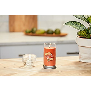 Yankee Candle Honey Clementine Signature Medium Pillar Candle, 14.25oz