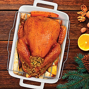 HIC Harold Import Co. Adjustable Baking Broiling Roasting Racks, Chrome Plated Steel Wire