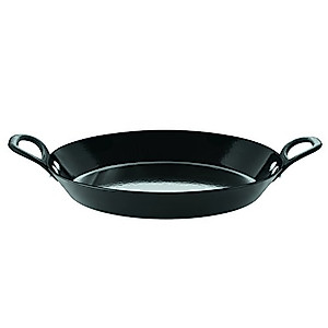 Rösle 25164 Enameled Cast Iron Frying Pan with Two Handles, 11-Inch