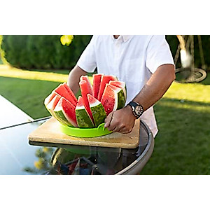 KOLORAE EXTRA LARGE WATERMELON SLICER WITH HANDLES