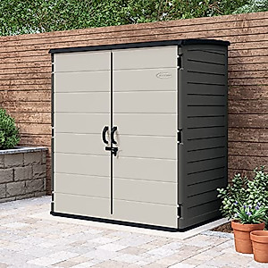 GXP 6x4 Vertical Shed 106 cu. ft Storage Outdoor All-Weather Construction