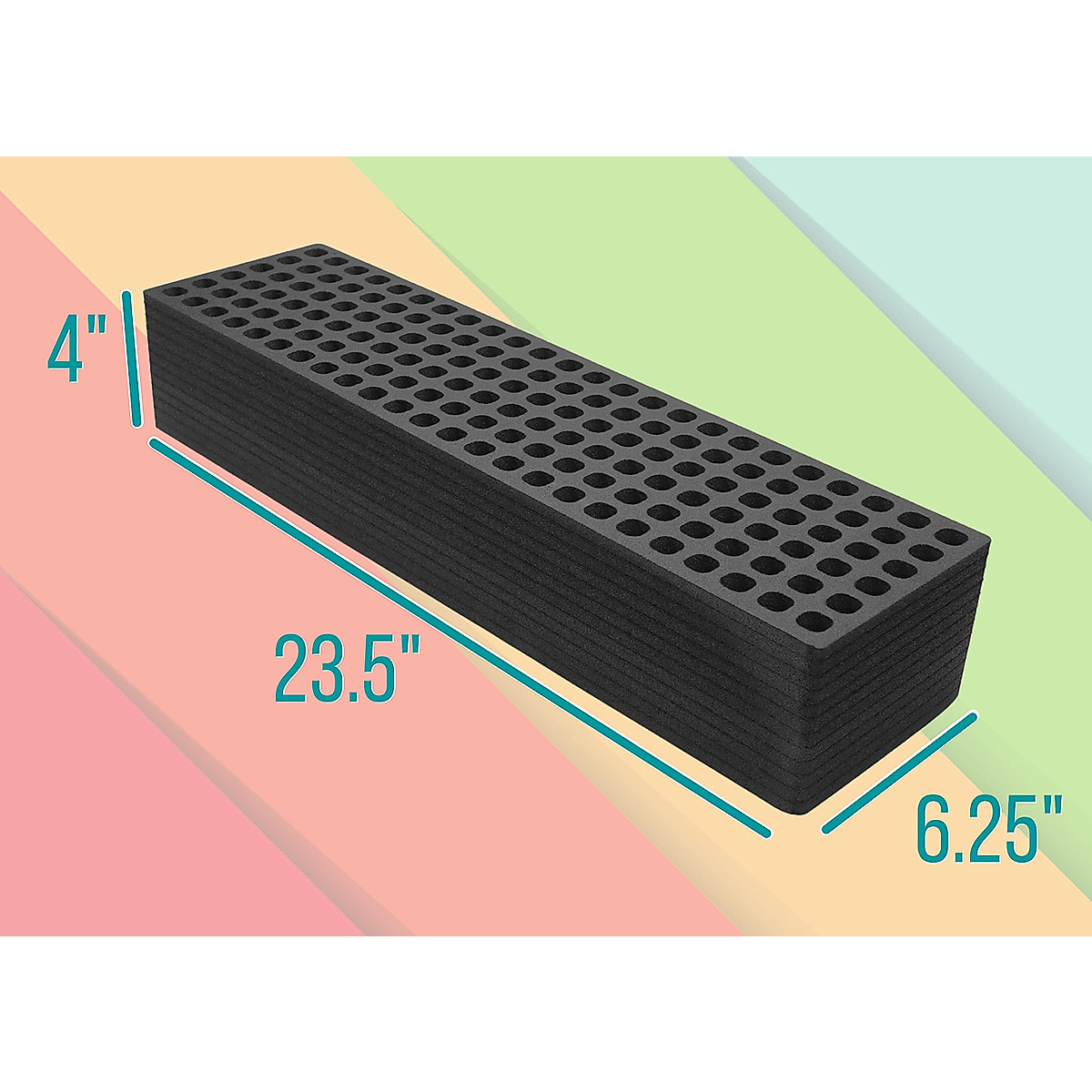 Polar Whale Art Marker Storage Tray Organizer Pen Pencil Brush Storage Design Stand Supply Horizontal Storage Non-Scratch Non-Rattle Washable Compatible with Copic and More Holds 144