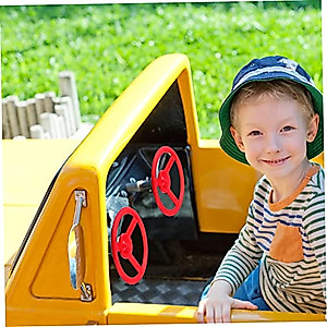 INOOMP Steering Wheel Parts Outdoor Swing Outdoor Play Toys for Kids Round Swing Playground Swing Accessories Wood Backyard Play Set Wheel Park Swing Wheel Replacement Swing Seat Toys