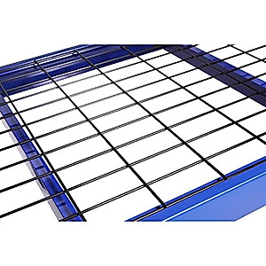 Pro-Lift Garage Storage Shelves - Heavy Duty 4-Tier Adjustable Metal Wire Shelving Units with 8000 lbs Total Capacity for Garage Basement Racking Organization - 72" H X 77" W X 24" D