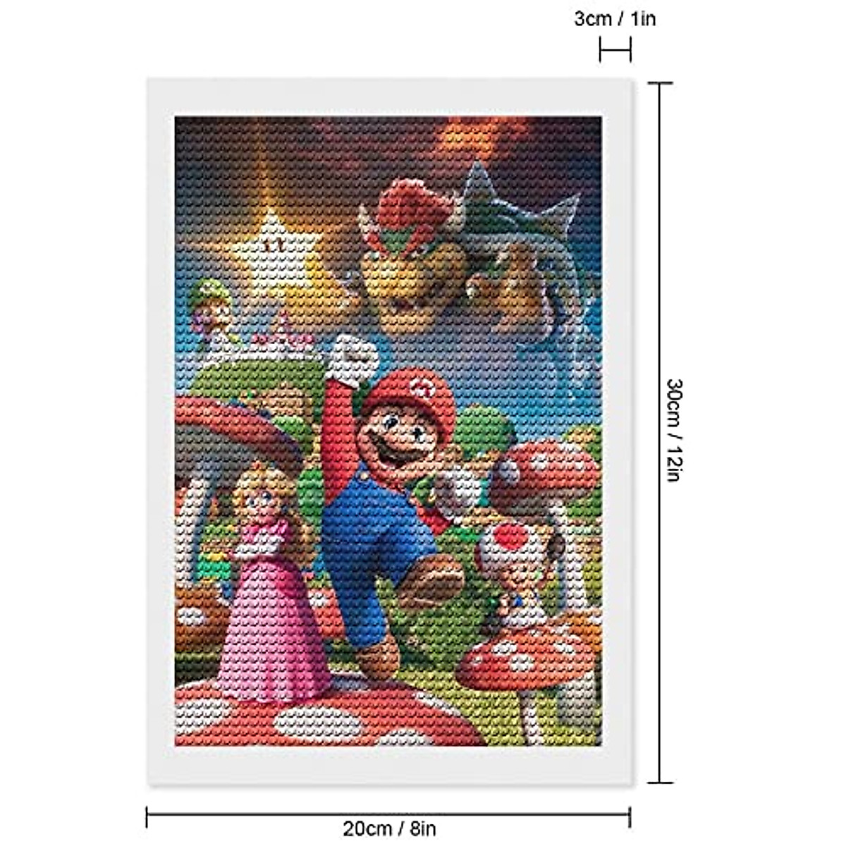 THAWR Diamond Painting Kits for Adults Kids Beginners, Cartoon DIY Diamond Art Full Drill Painting for Gift Home Wall Decor 8"x12"