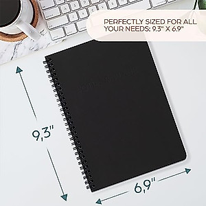 Simplified Daily Planner And Notebook With Hourly Schedule - Aesthetic Spiral To do List Notepad to Easily Organize Your Tasks And Appointments - Stylish Book And School Or Office Supplies For Women