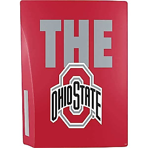 Skinit Decal Gaming Skin Compatible with PS5 Console - Officially Licensed OSU The Ohio State Buckeyes Design