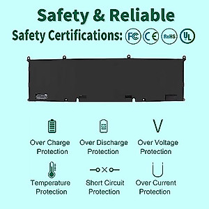 DMKAOLLK 86Wh 69KF2 8FCTC Battery for Dell XPS 15 9500 9510 9520 9530 Precision 5550 5560 5570 Alienware M15 R3 R4 R5 R6 R7 M17 R3 R4, G7 15 7500,G15 5510 5520 P87F P91F P100F P45E 11.4V