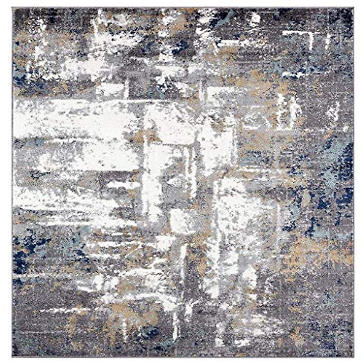 LUXE WEAVERS Hampstead Abstract Collection Gray 5x7 Area Rug 49